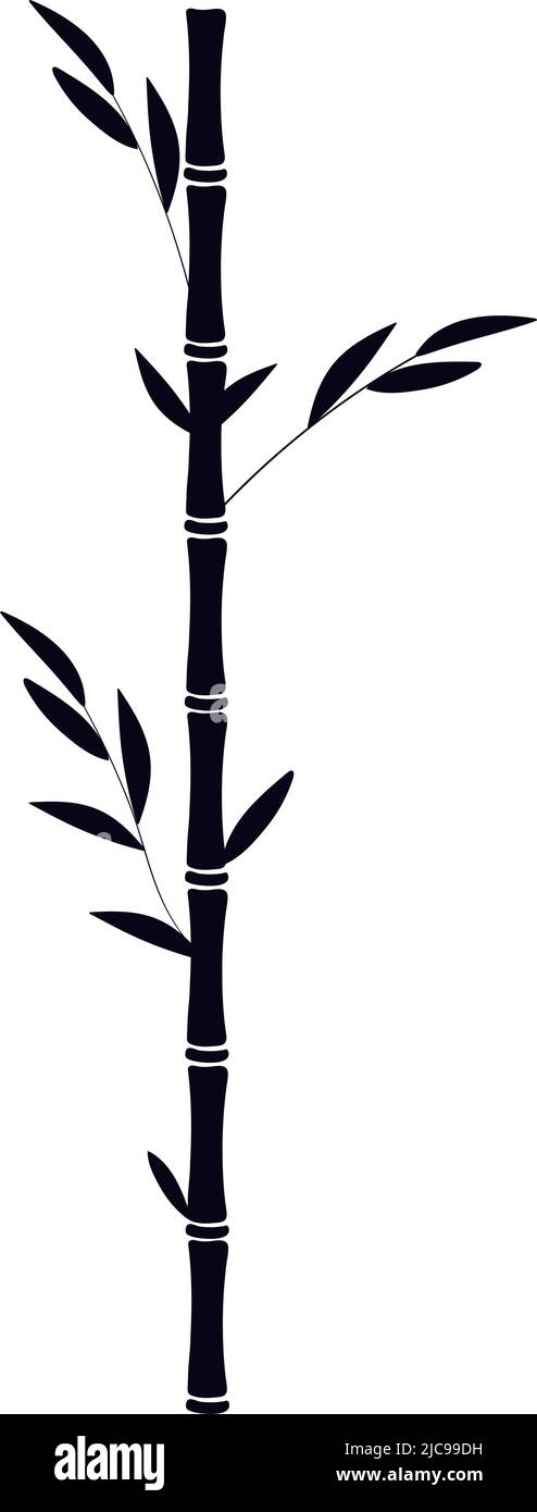 bamboo branch leaves Stock Vector Image & Art - Alamy