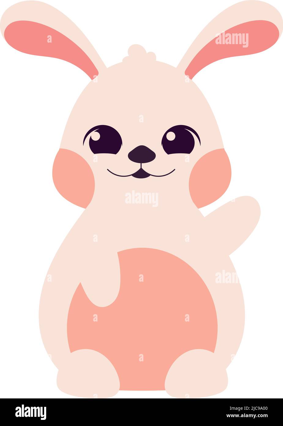 cute rabbit cartoon Stock Vector Image & Art - Alamy