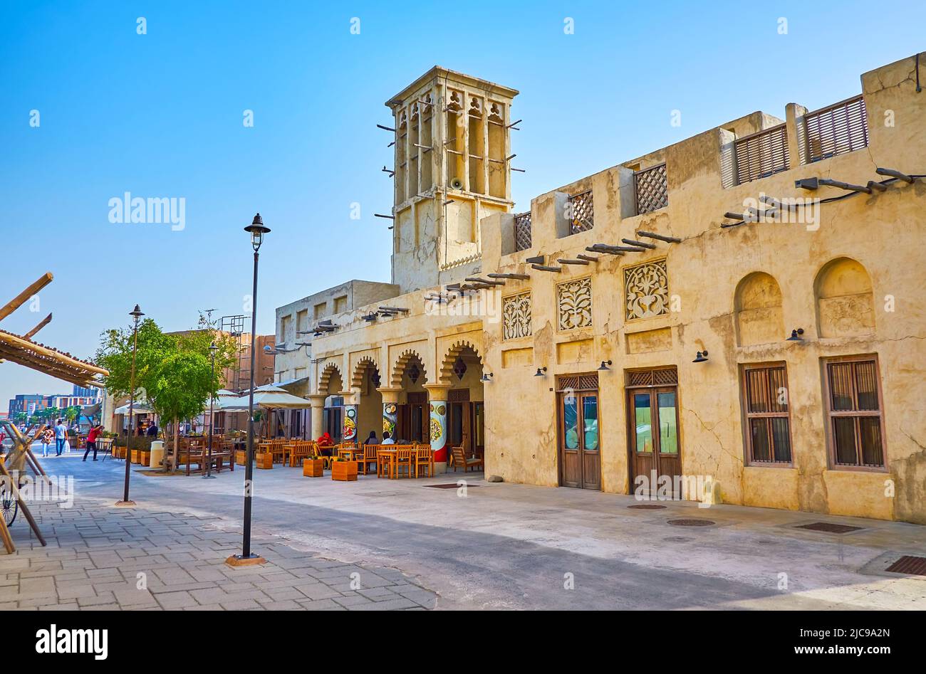 Enjoy traditional adobe mansions of Al Seef neighborhood with carvings ...