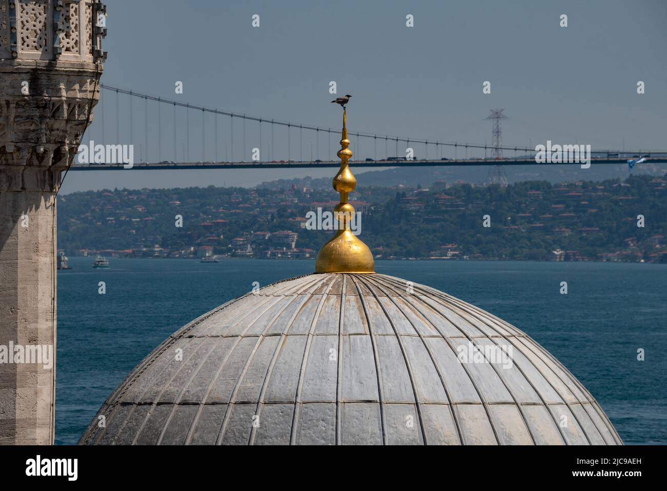 The Semsi Pasha Mosque in Uskudar district of Istanbul, Turkey Stock ...