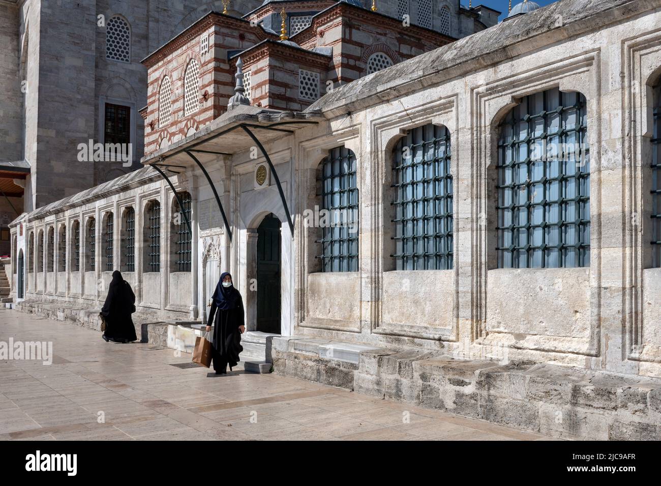 The Fatih Mosque Complex in Fatih district of Istanbul, Turkey Stock ...