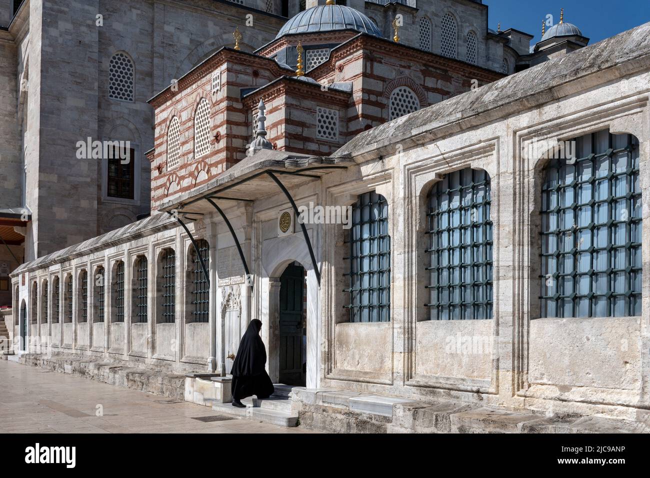 The Fatih Mosque Complex in Fatih district of Istanbul, Turkey Stock ...