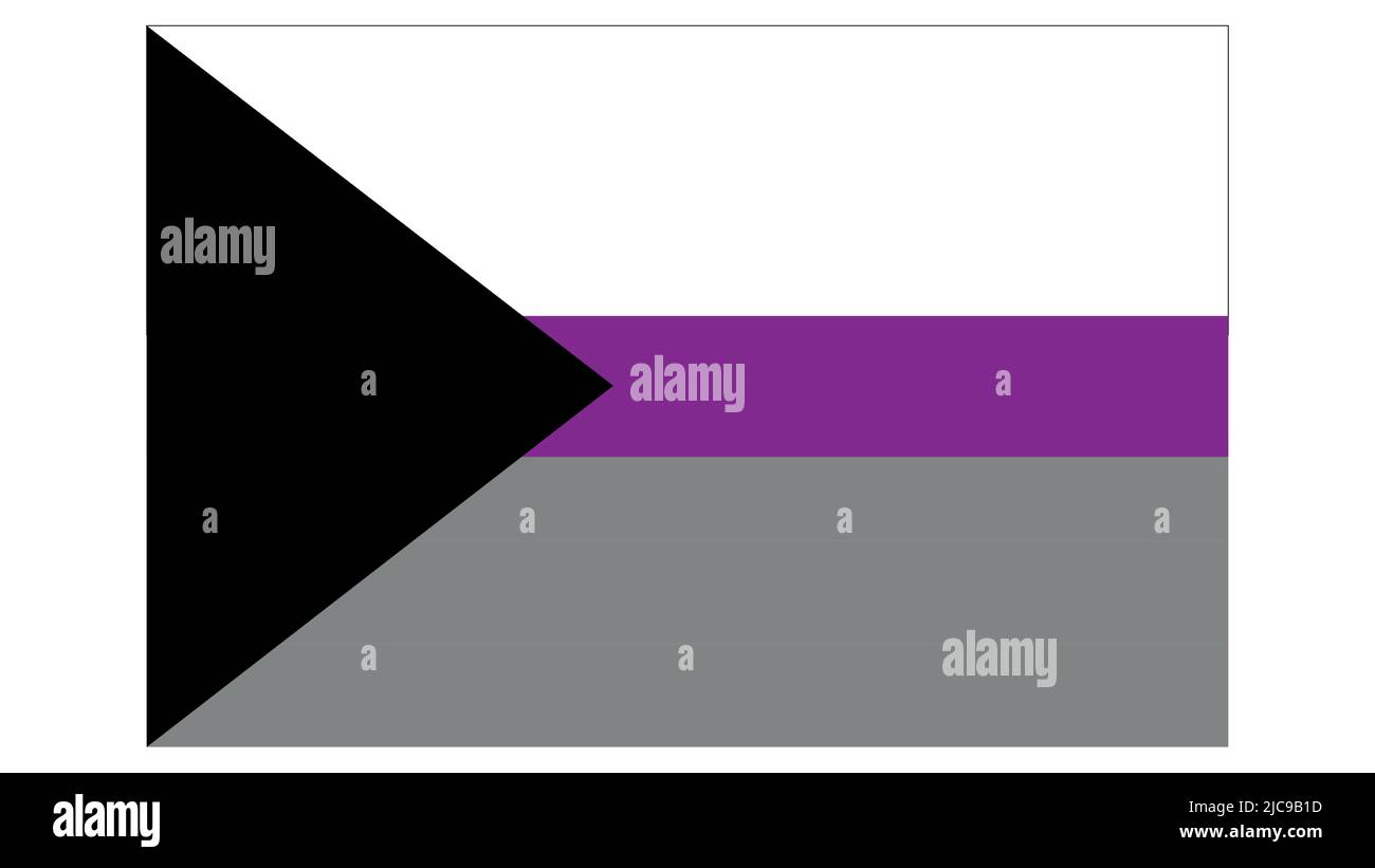LGBT demisexual flag. demisexual flag emblem graphic element ...