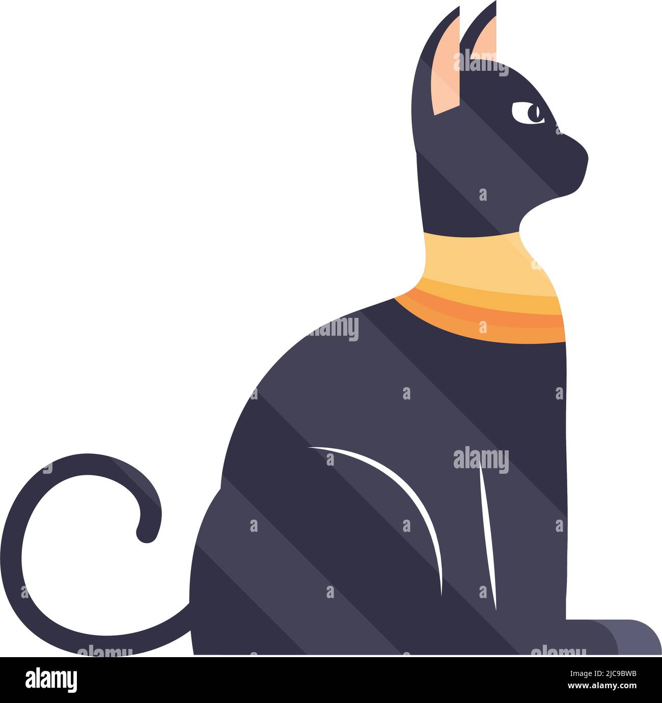 egypt goddess cat Stock Vector Image & Art - Alamy