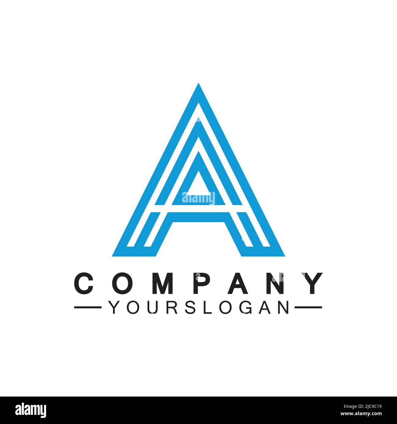 Letter A Monogram Logo Design, Brand Identity Logos Designs Vector ...