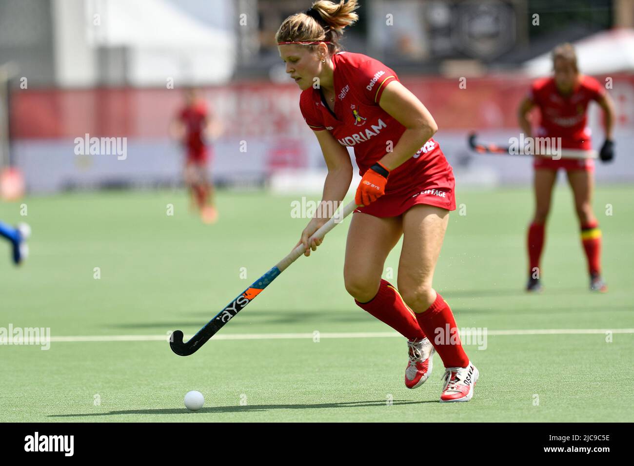 Antwerp, Belgium. 11th June, 2022. Belgium's Alix Gerniers pictured in ...