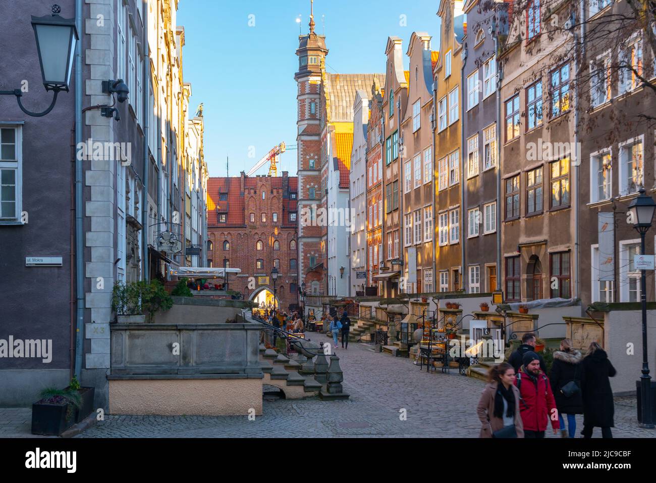Gdansk, Poland - 12 March, 2022: Architecture of Mariacka Street in ...