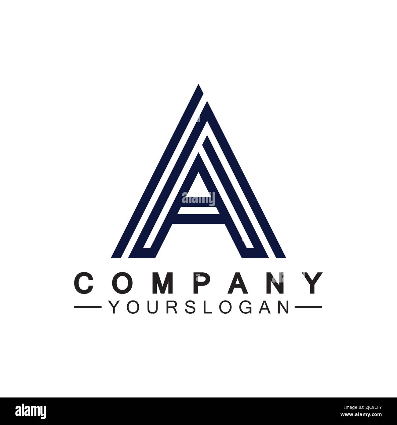 Letter A Monogram Logo Design, Brand Identity Logos Designs Vector ...