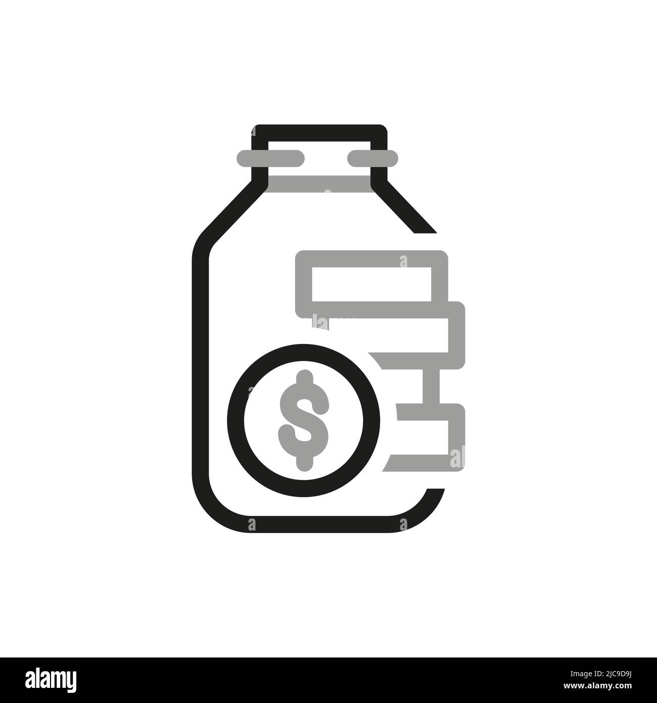 Simple of Coins Related Icons. Bank icon with coins. Contact Us web ...