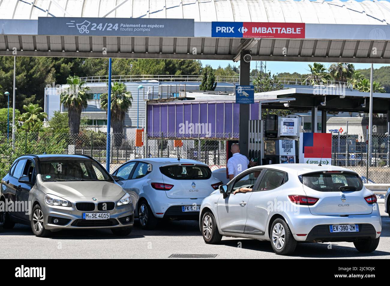 Carrefour gas station hi-res stock photography and images - Alamy