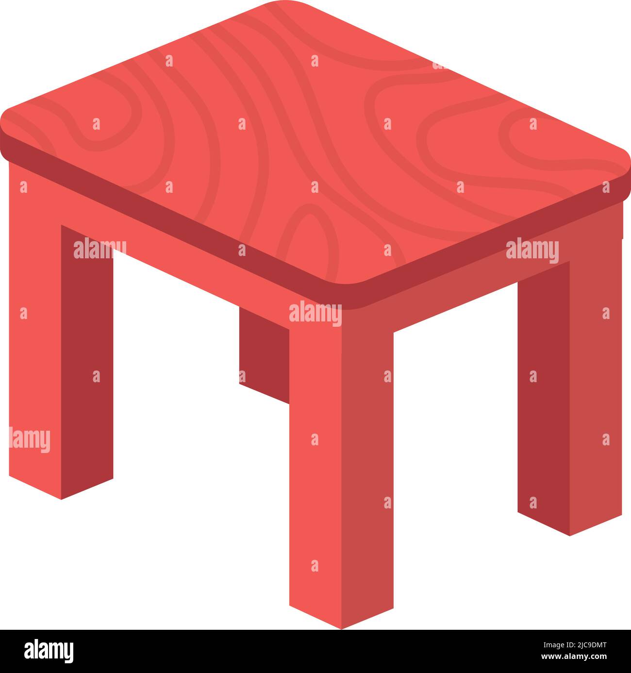 wooden table furniture Stock Vector Image & Art - Alamy
