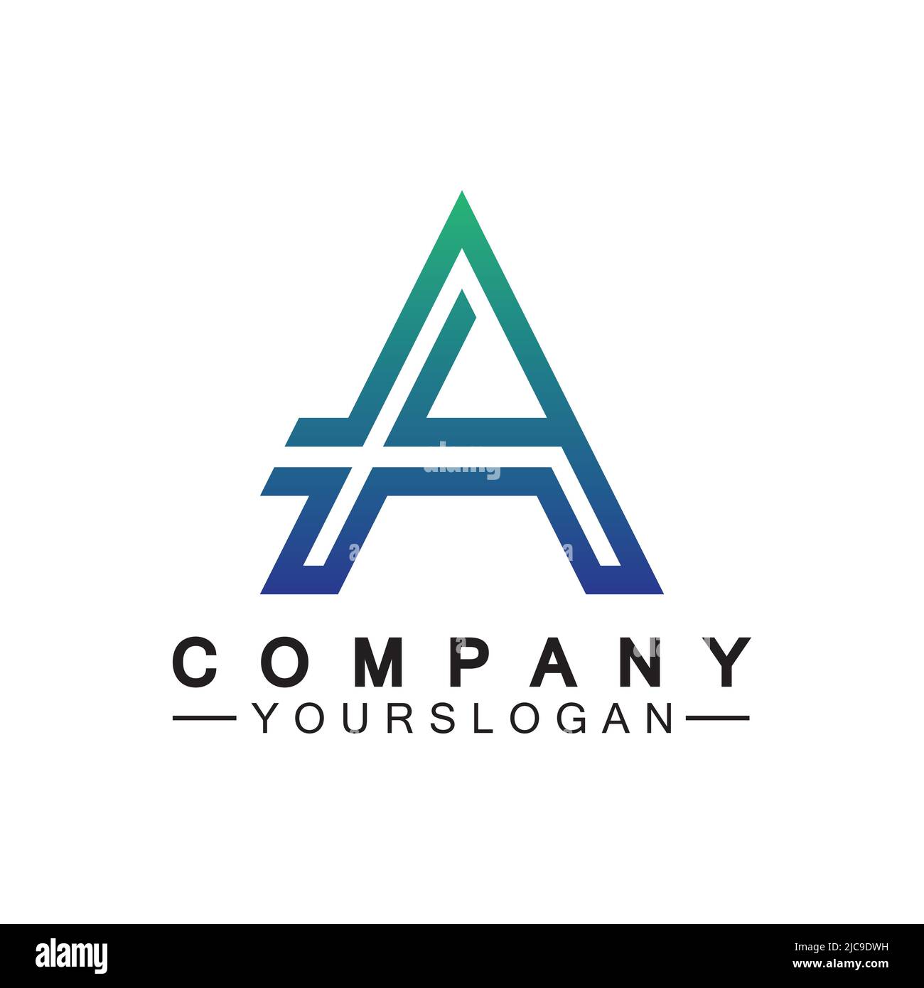 Letter A Monogram Logo Design, Brand Identity Logos Designs Vector ...