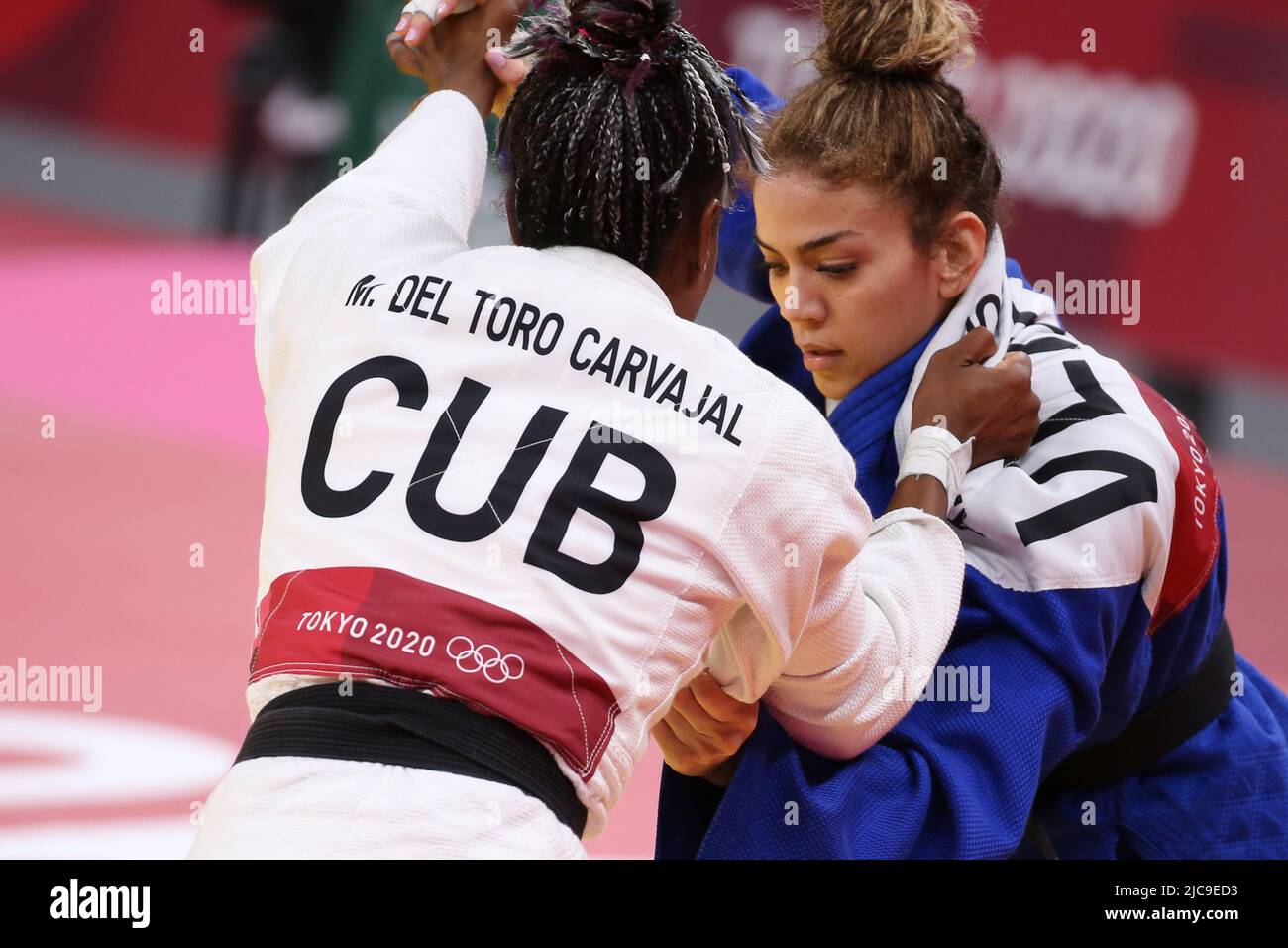 JULY 27th, 2021 - TOKYO, JAPAN: Anriquelis BARRIOS of Venezuela (blue ...