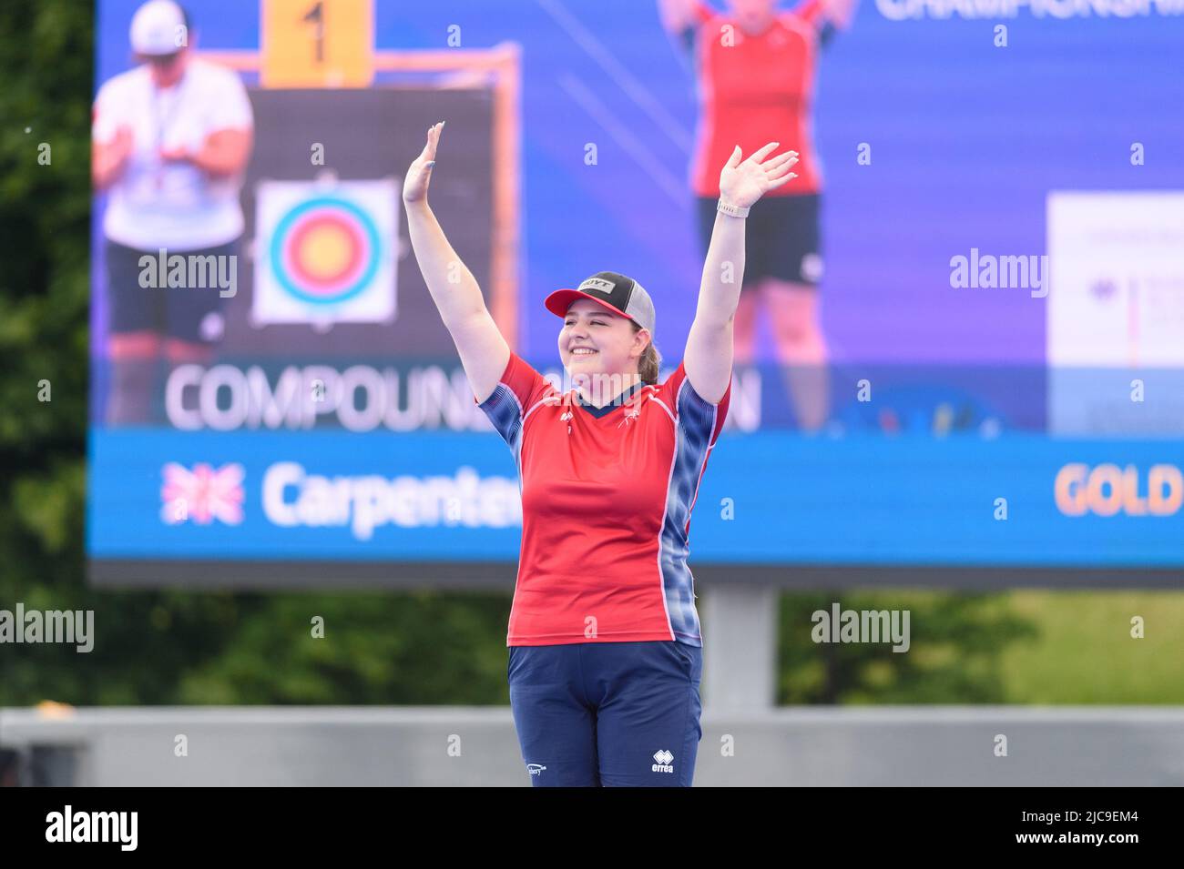 Gold medal winner and European Champion 2022 Isabelle Carpenter ...