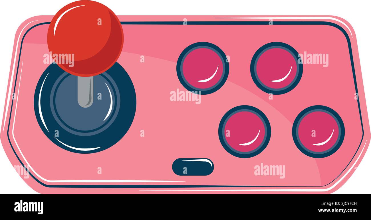 retro game joystick Stock Vector Image & Art - Alamy