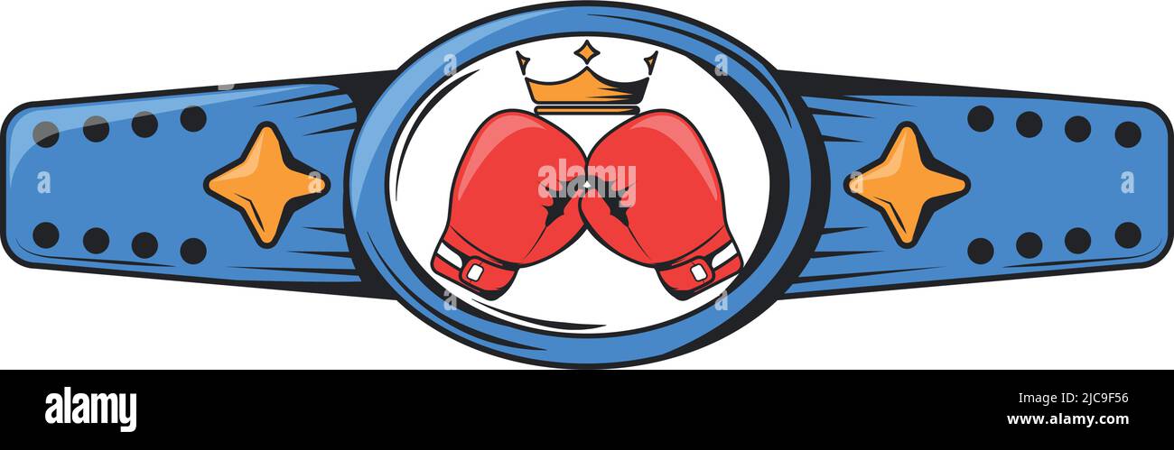 boxing sport belt Stock Vector Image & Art - Alamy
