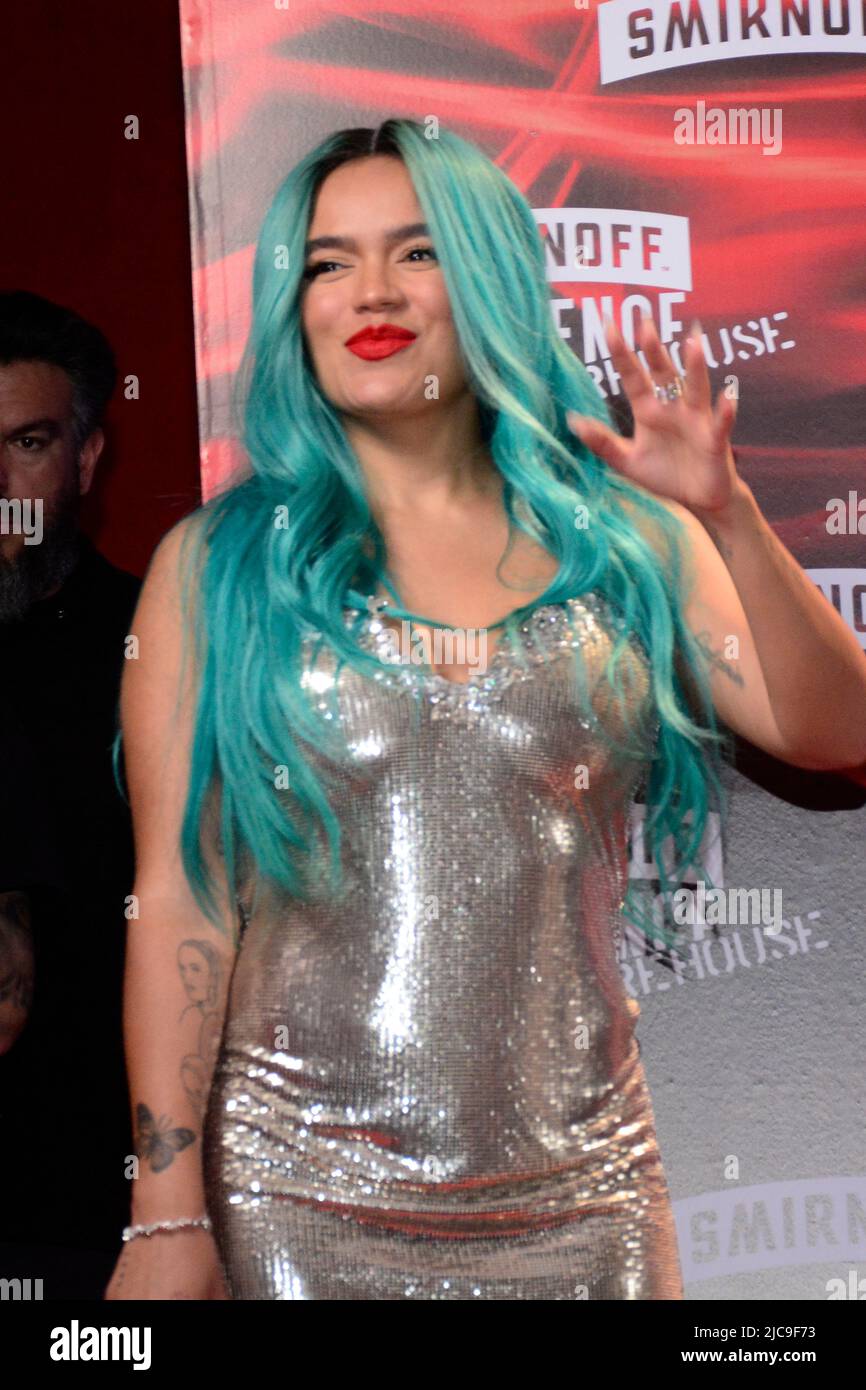 Non Exclusive: June 10, 2022, Mexico City, Mexico: Colombian Singer ...