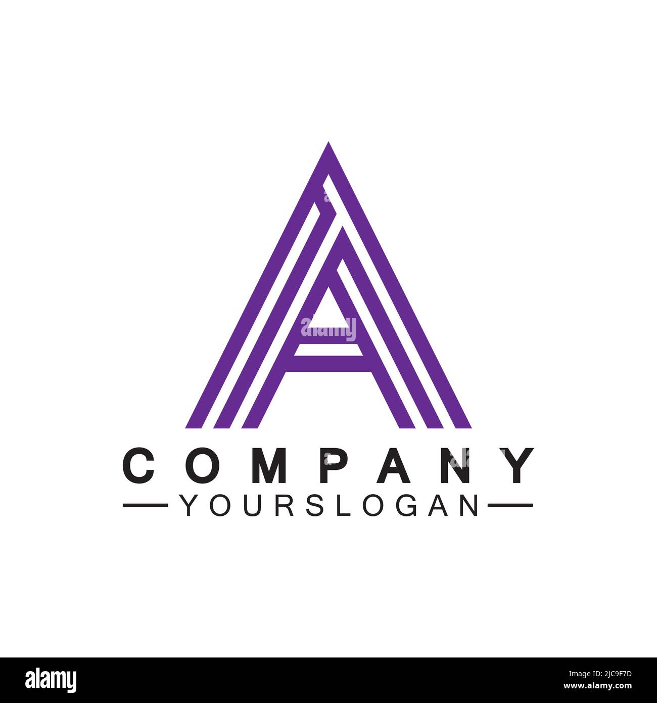 Letter A Monogram Logo Design, Brand Identity Logos Designs Vector ...