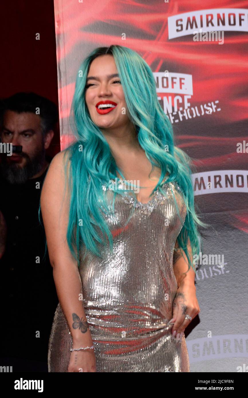 Non Exclusive: June 10, 2022, Mexico City, Mexico: Colombian Singer ...