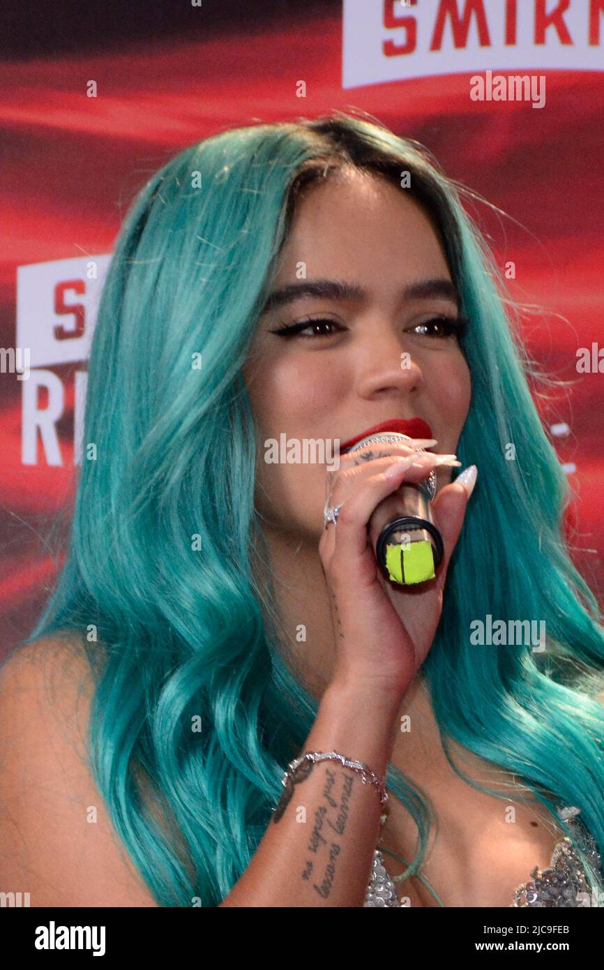 Non Exclusive: June 10, 2022, Mexico City, Mexico: Colombian Singer ...