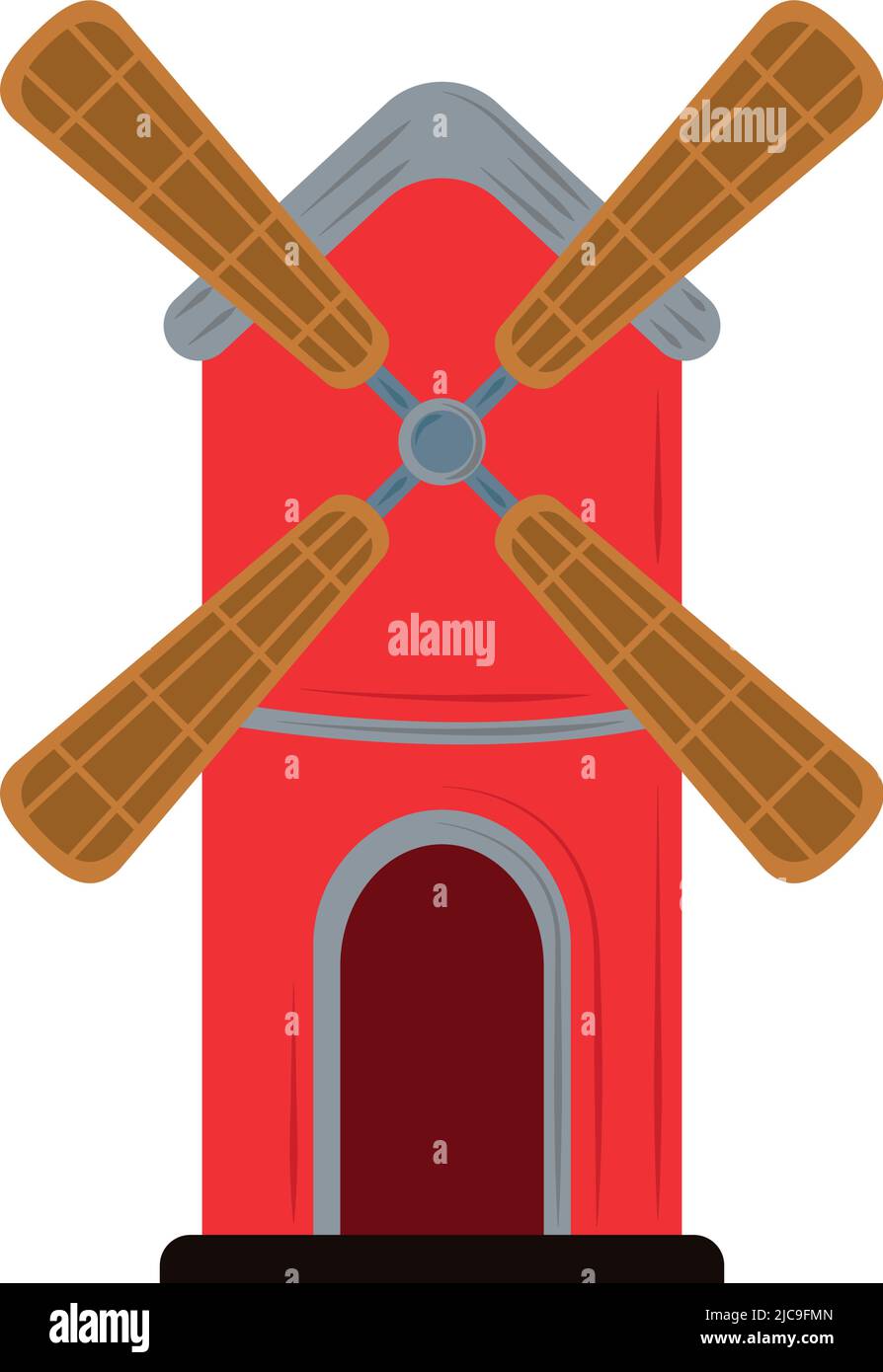 farm windmill cartoon Stock Vector Image & Art - Alamy