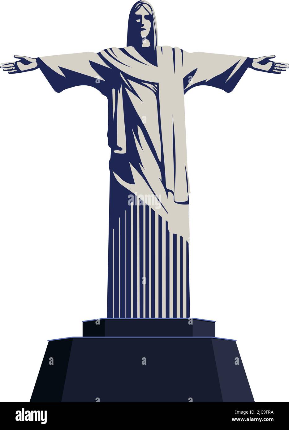 christ the redeemer of brazil Stock Vector Image & Art - Alamy
