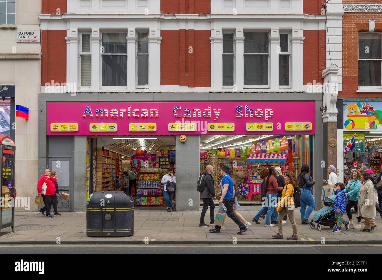 American candy stores oxford st hi-res stock photography and images - Alamy