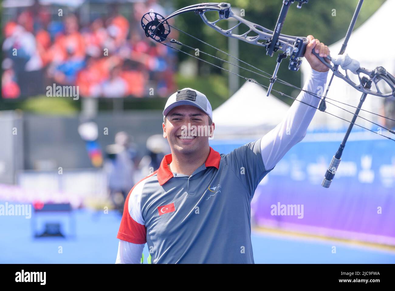 Yakup Yildiz (Compound men Turkey) after the final during the European ...