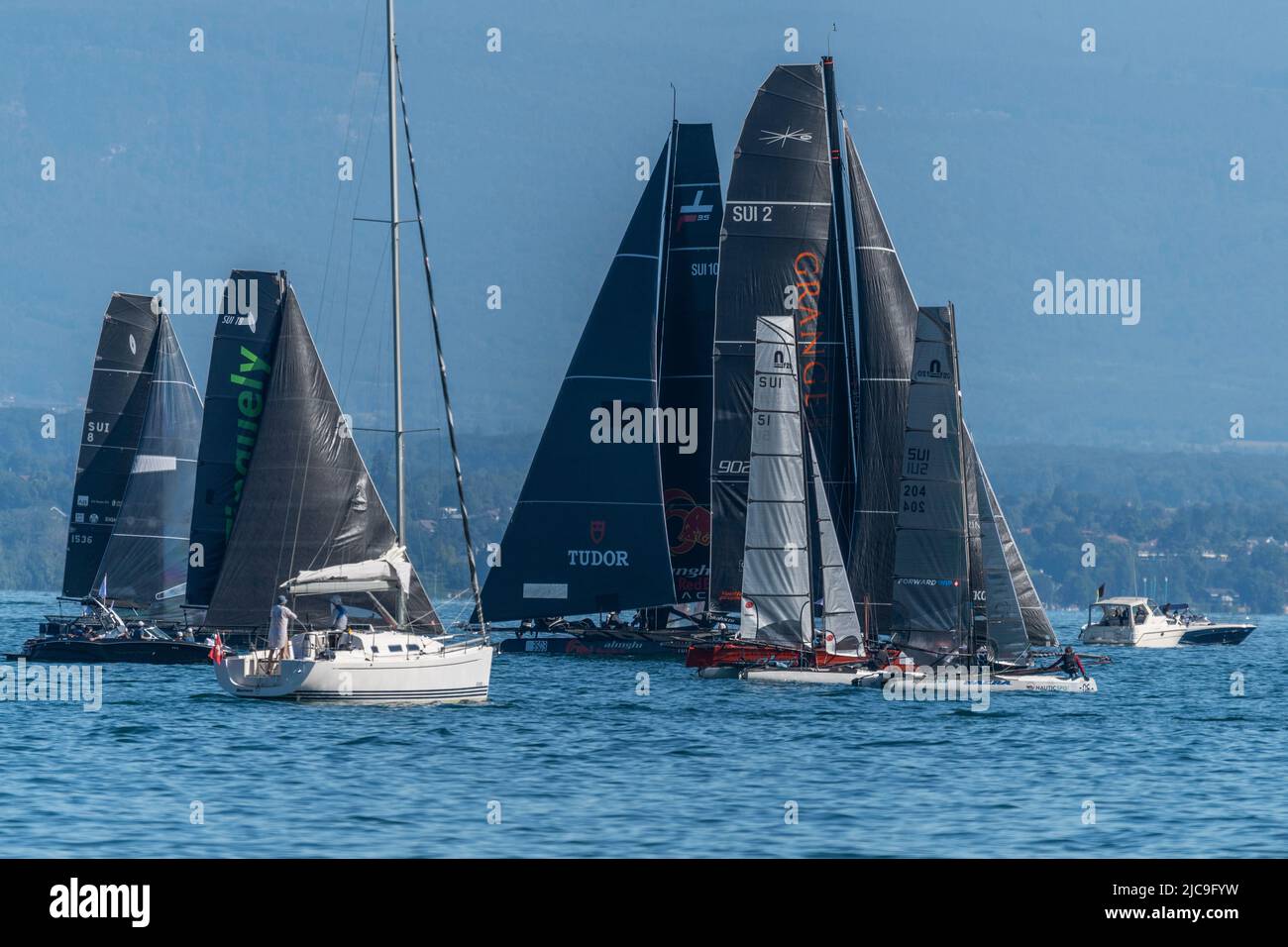 Geneva, Switzerland. 11th June, 2022. Several competitors are in action ...