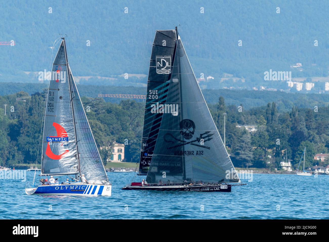 Geneva, Switzerland. 11th June, 2022. Several competitors are in action ...