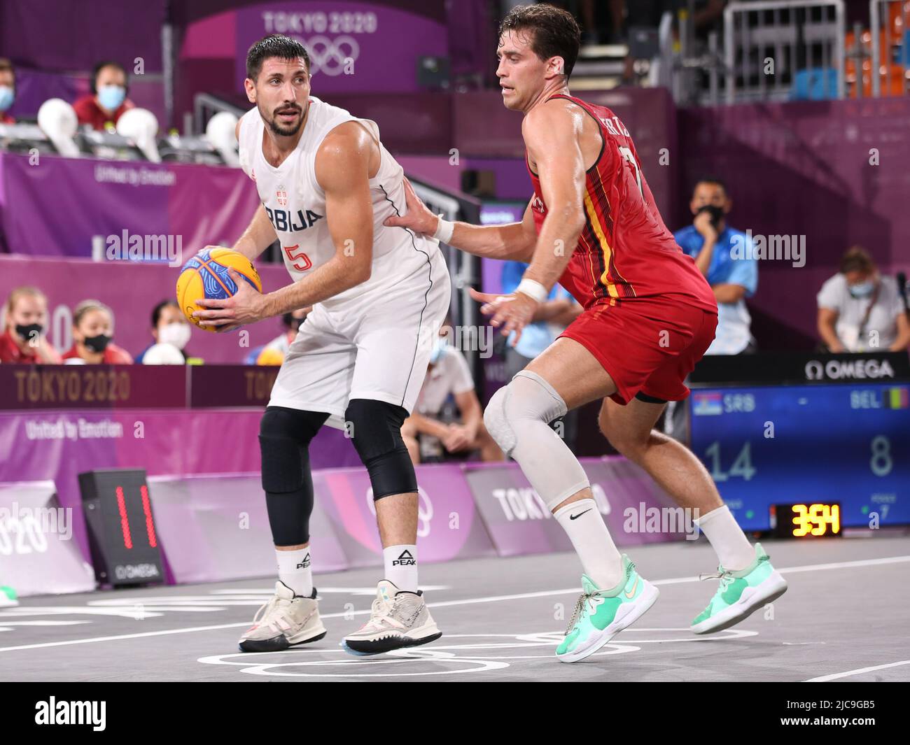 JULY 28th, 2021 - TOKYO, JAPAN: Aleksandar Ratkov of Serbia #5 in ...