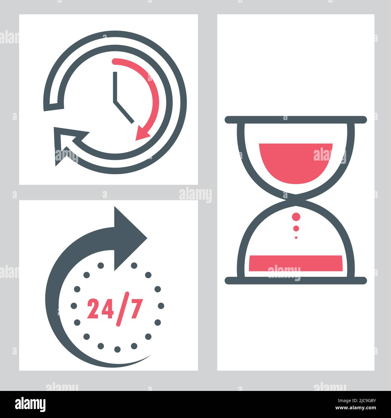 clock time service Stock Vector Image & Art - Alamy