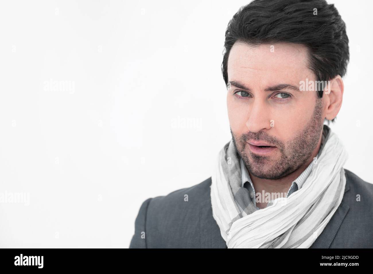 close up.portrait of a successful modern man Stock Photo - Alamy