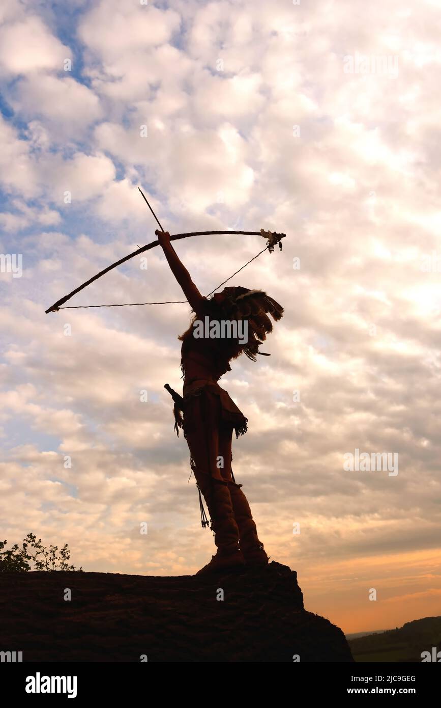 Apache indian and his squaw hi-res stock photography and images - Alamy