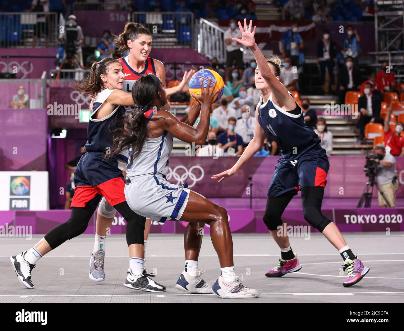 JULY 28th, 2021 - TOKYO, JAPAN: Jacquelyn Young of United States #8 in ...