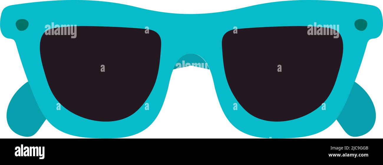 blue sunglasses illustration Stock Vector Image & Art - Alamy
