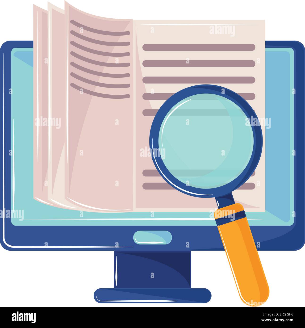 Searching information using search Cut Out Stock Images & Pictures - Alamy