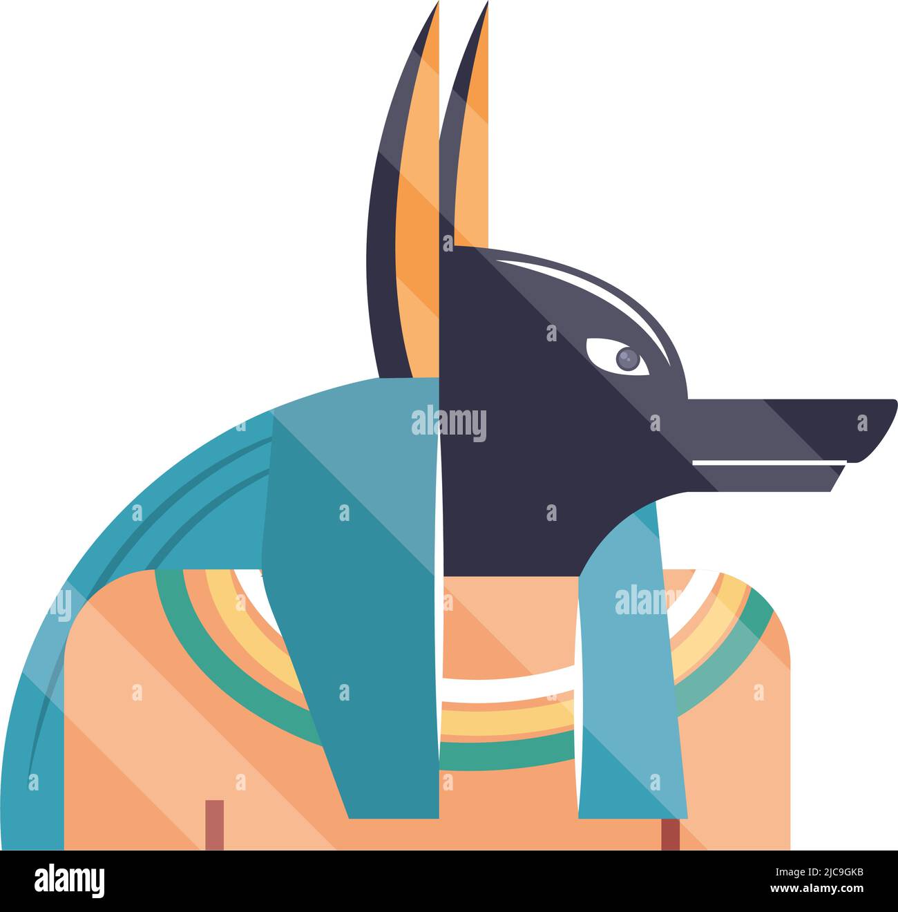 Anubis statue design Cut Out Stock Images & Pictures - Alamy