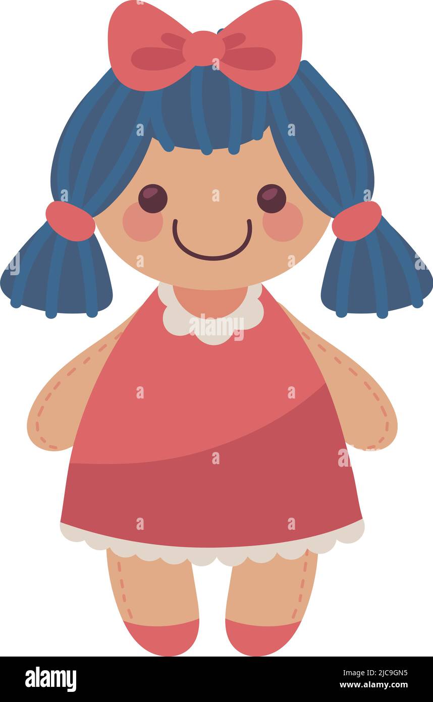 cute stuffed doll Stock Vector Image & Art - Alamy