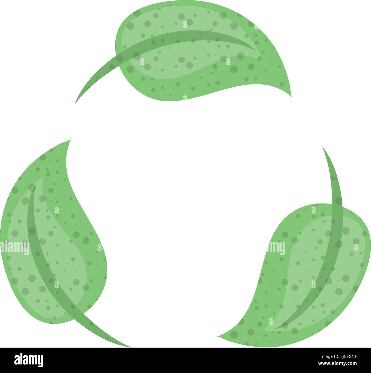 recycle leaves sign Stock Vector Image & Art - Alamy