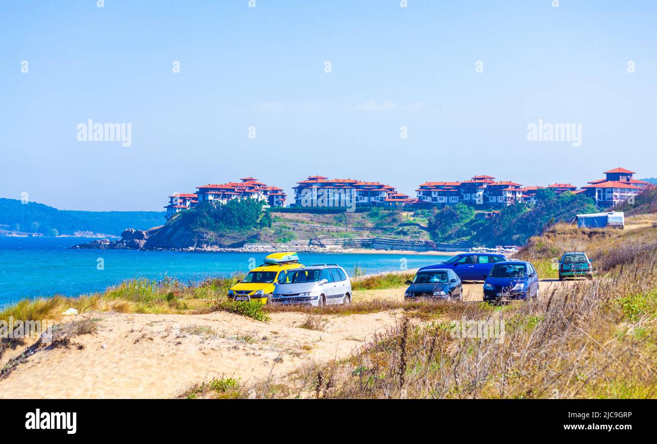 View of Drivers' Beach-about 3 km long beach from Duni resort to St ...