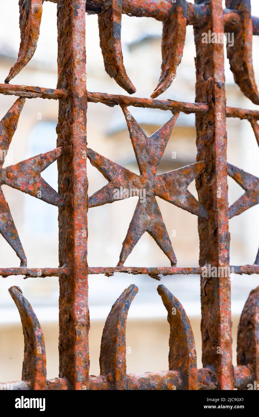 Old iron Railing Stock Photo - Alamy