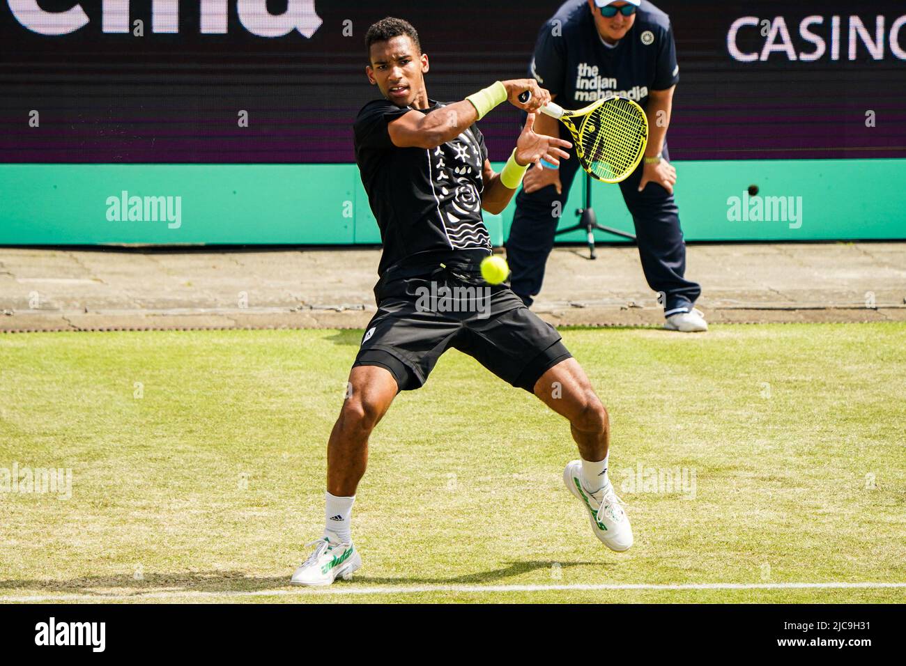 'S-HERTOGENBOSCH, NETHERLANDS - JUNE 11: Felix Auger-Aliassime of ...