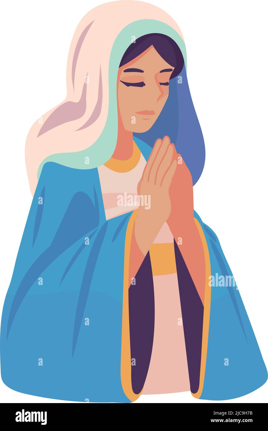 assumption of mary praying Stock Vector Image & Art - Alamy