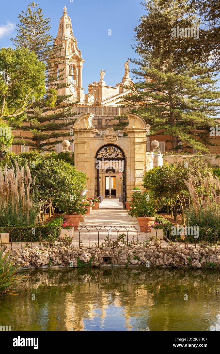 Italian Garden Palazzo Parisio Stock Photo - Alamy