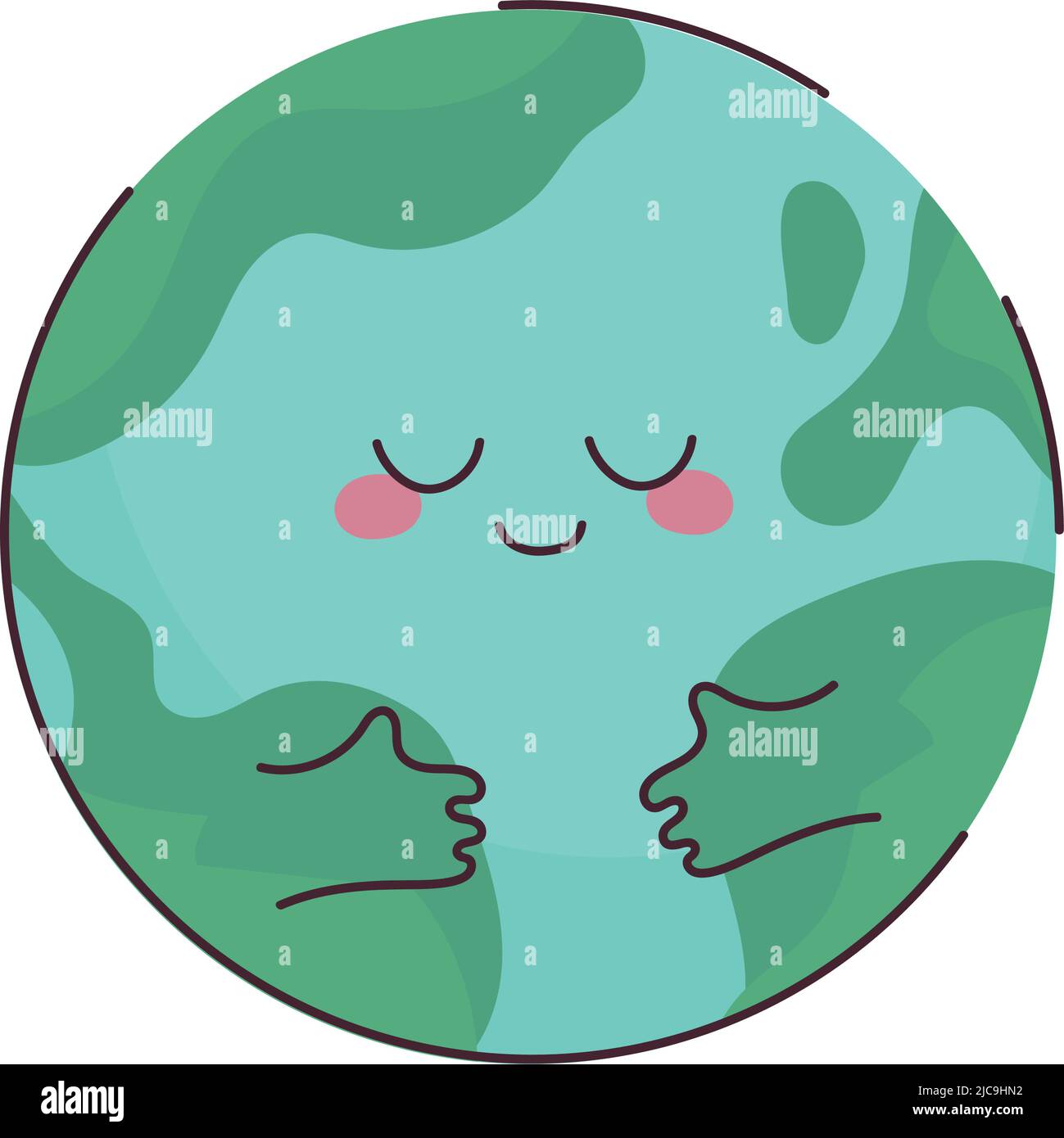 cute earth map Stock Vector Image & Art - Alamy
