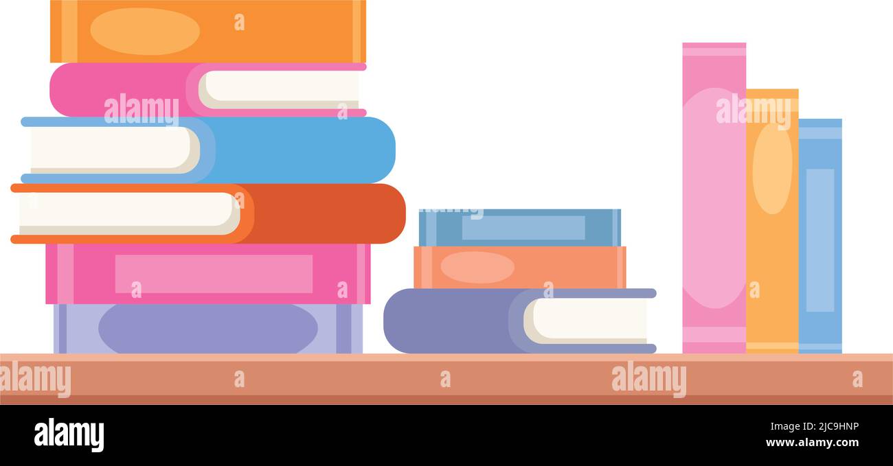 books stacks design Stock Vector Image & Art - Alamy