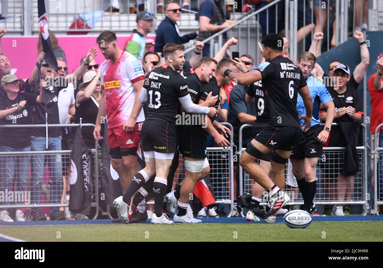 11th June 2022; StoneX Stadium, Hendon, England: Gallagher Premiership ...