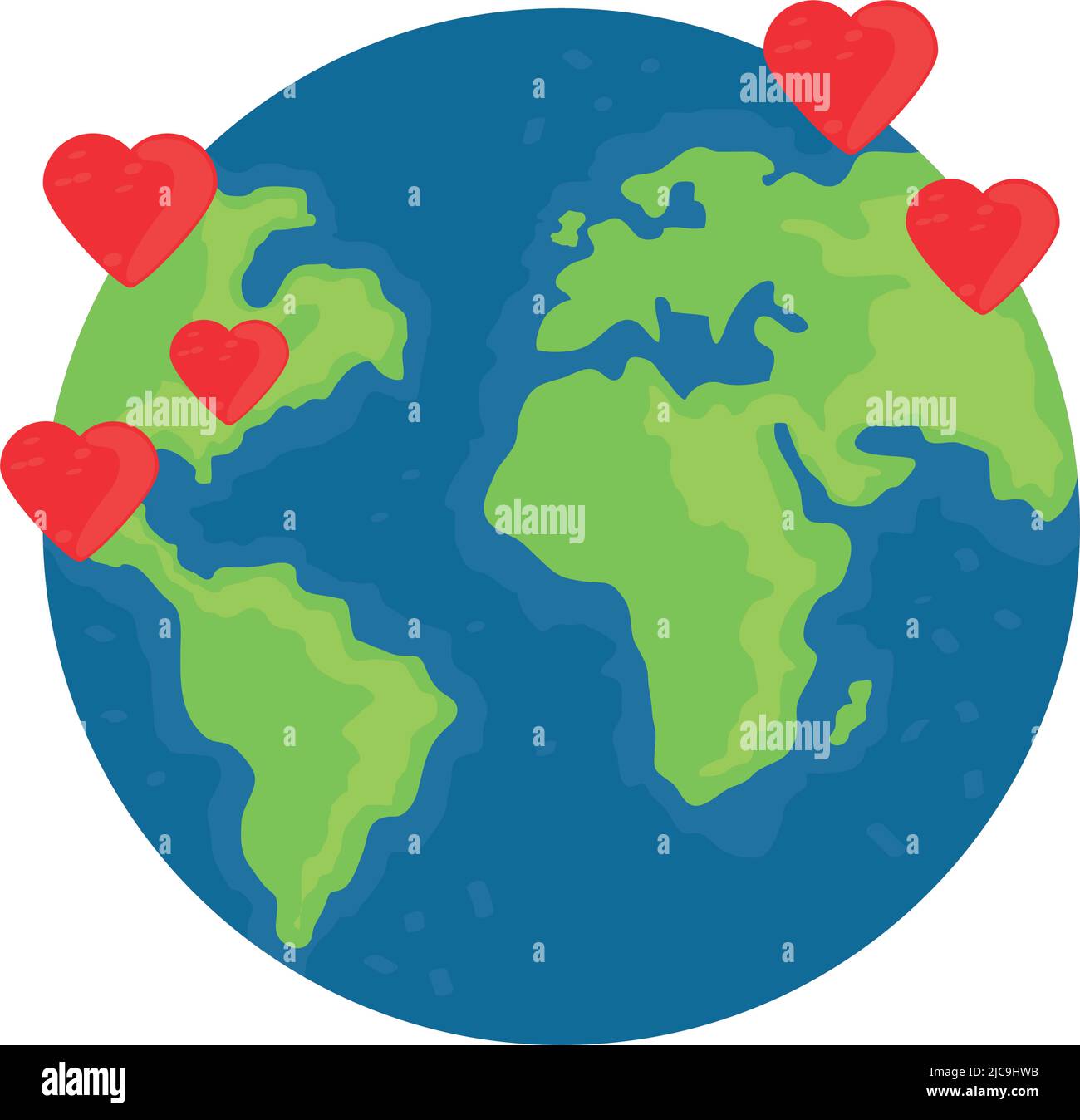 earth day love Stock Vector Image & Art - Alamy