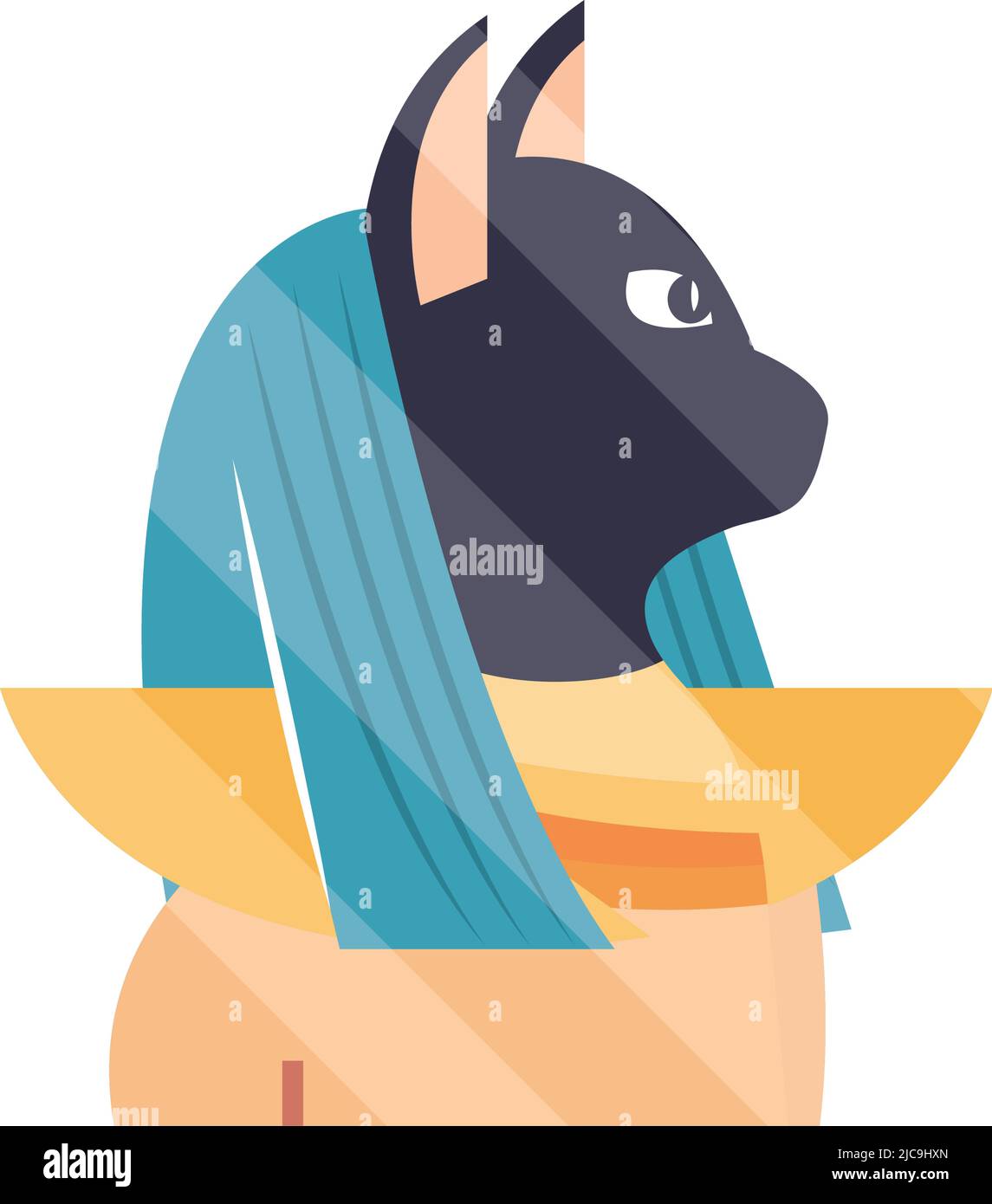 Anubis statue design Cut Out Stock Images & Pictures - Alamy